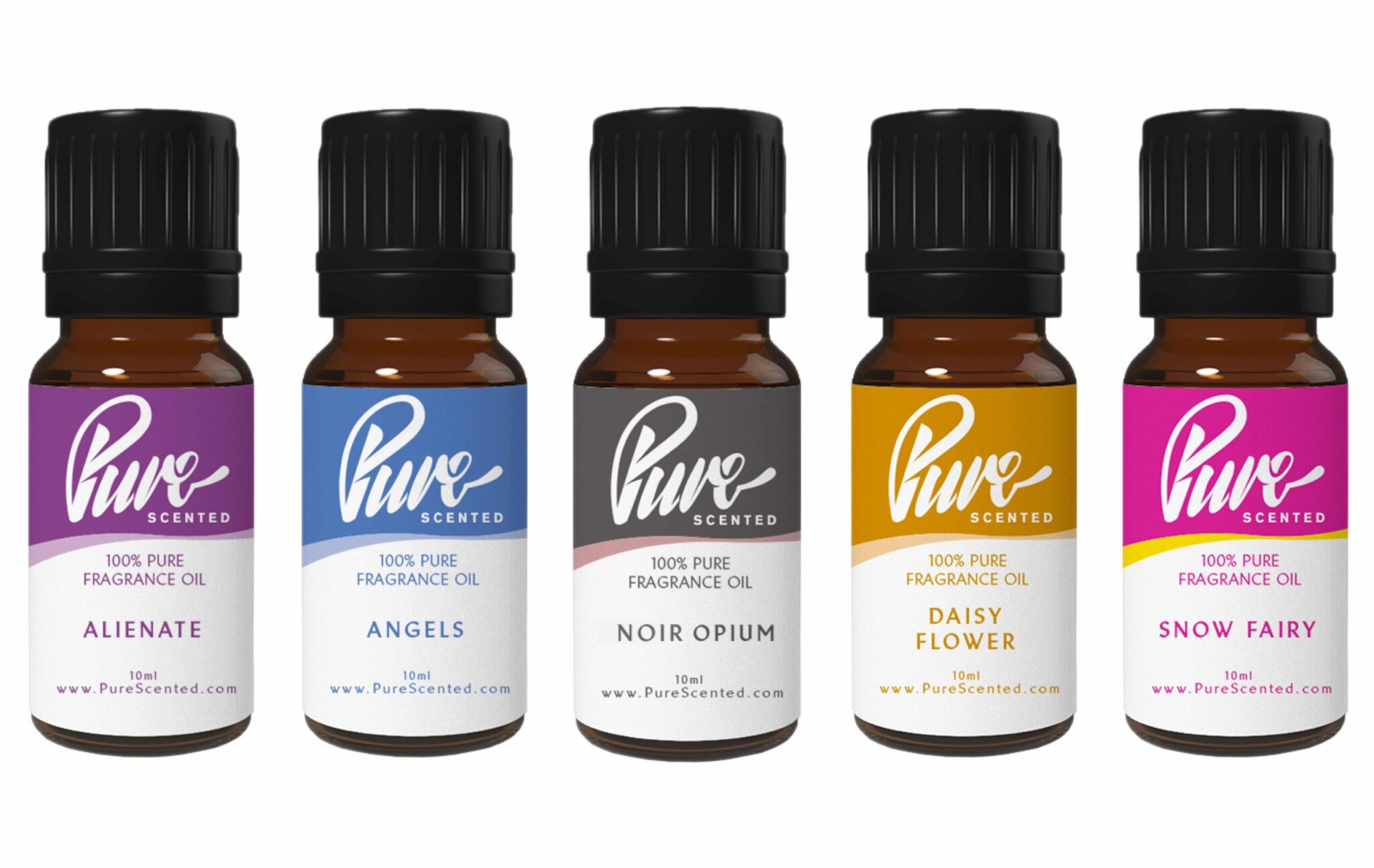 Female Designer Fragrance Oil Pack 5 X 10ml - Pure Scented