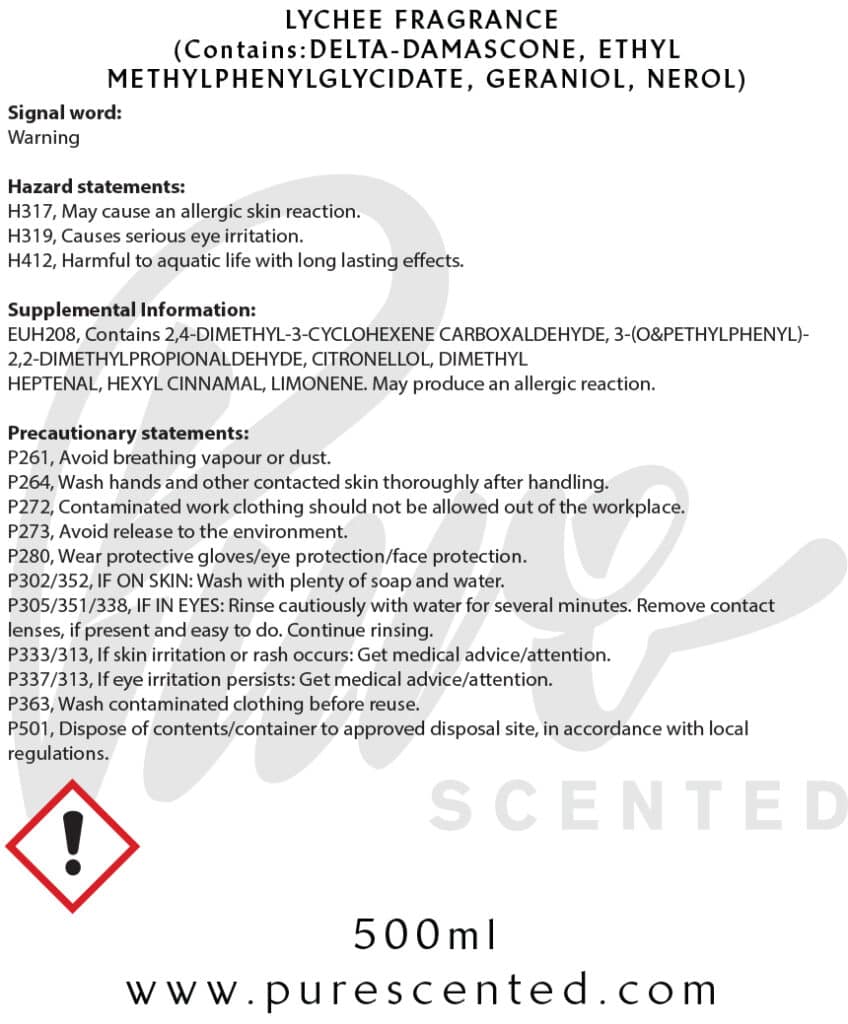 Lychee Fragrance Oil - Pure Scented