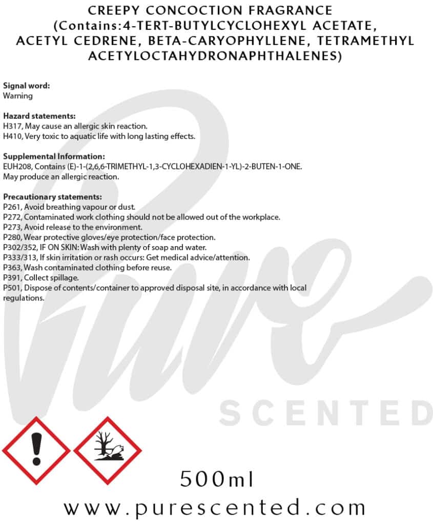 Creepy Concoction Fragrance Oil - Pure Scented